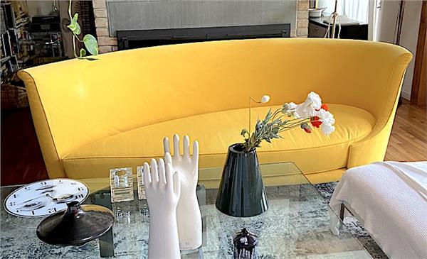 Vintage 1989 Massimo Iosa Ghini New Tone Drop sofa Moroso